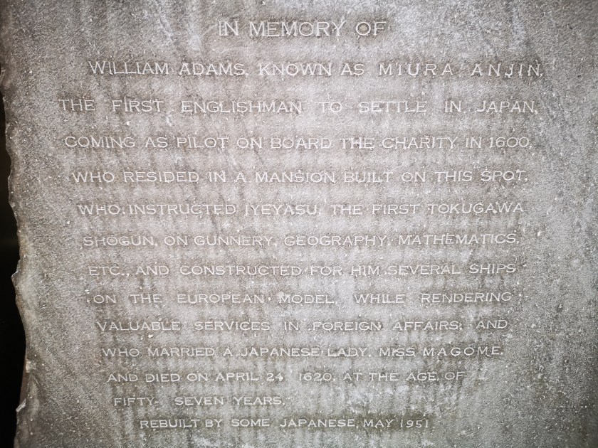 William Adams (Miura Anjin) Memorial, Nihonbashi – Hiking Around Tokyo